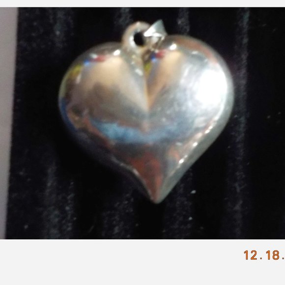 Jewelry | Vintage Sterling Silver Puff 3d Hollow Heart 145g 1 34 X 2 | Poshmark